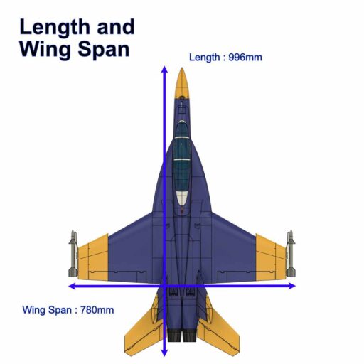 3D Printed RC Plane - OWL F-18 Super Hornet - 64mm EDF | www.OWLplane.com