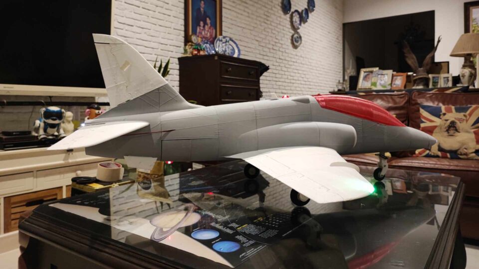 3D Printed RC Plane - OWL BAE Hawk T1 - 70mm v2 | www.OWLplane.com